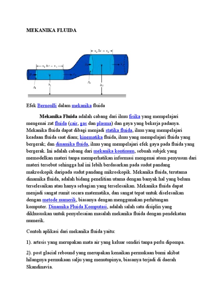 Mekanika Fluida | PDF | Sains & Matematika
