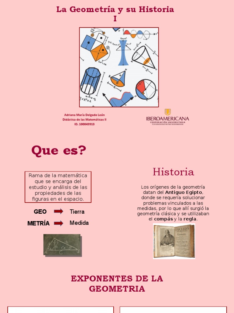 La Geometría y Su Historia I | PDF | Geometria plana) | Geometría