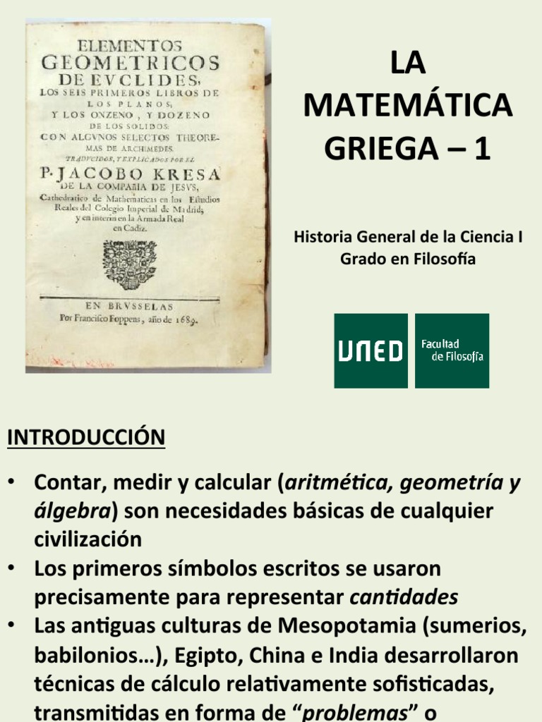 Matemáticos Griegos y su Legado | PDF | Triángulo | Geometría euclidiana