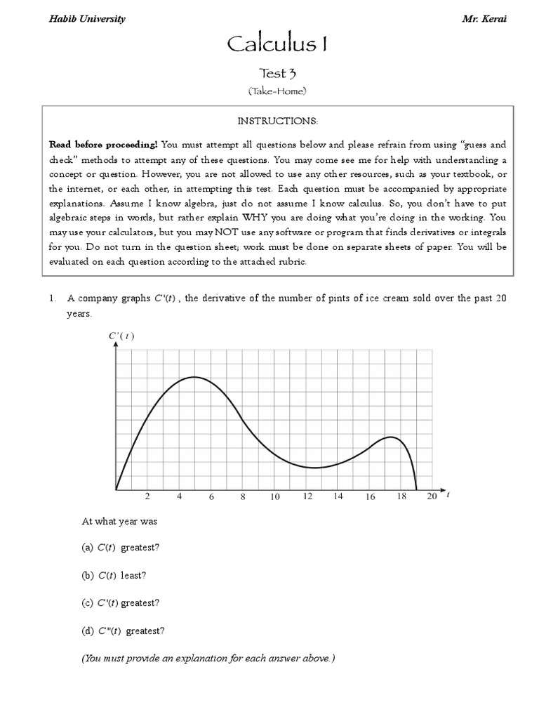 Calculus Chapter 1 | PDF | Ice | Calculus