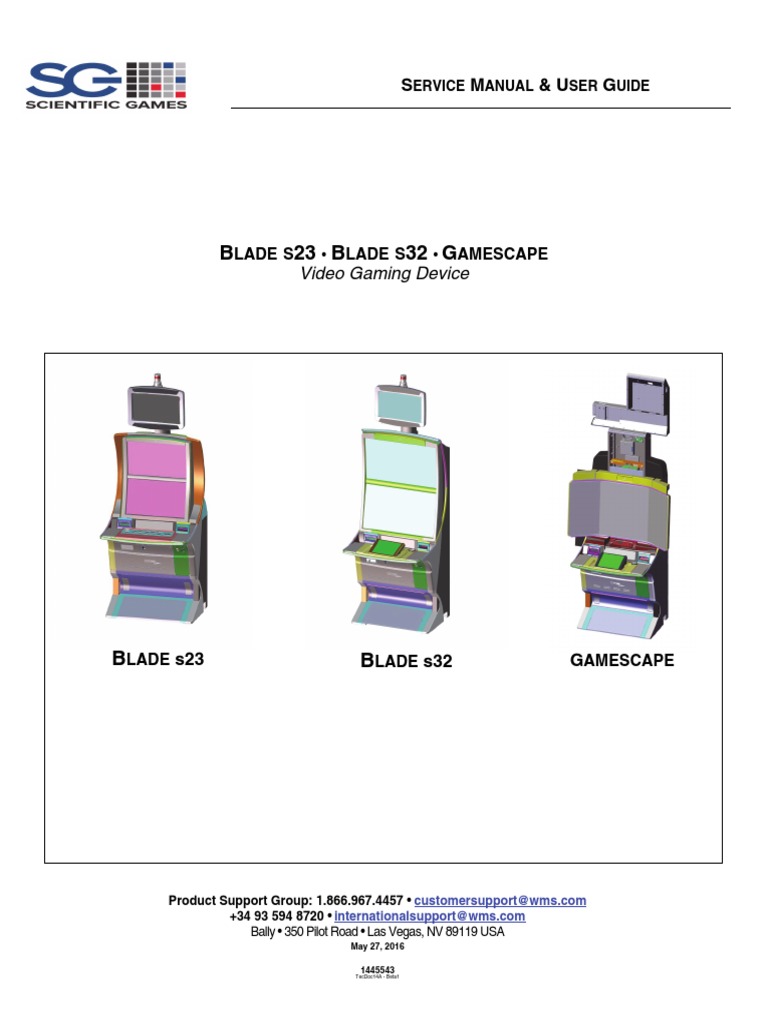 WMS Blade S23 & S32 Service Manual | PDF | Ac Power Plugs And Sockets ...