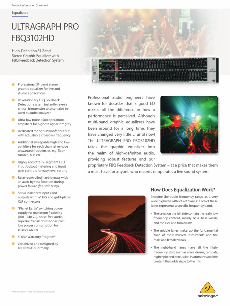 PDF | PDF | Equalization (Audio) | Sound Technology