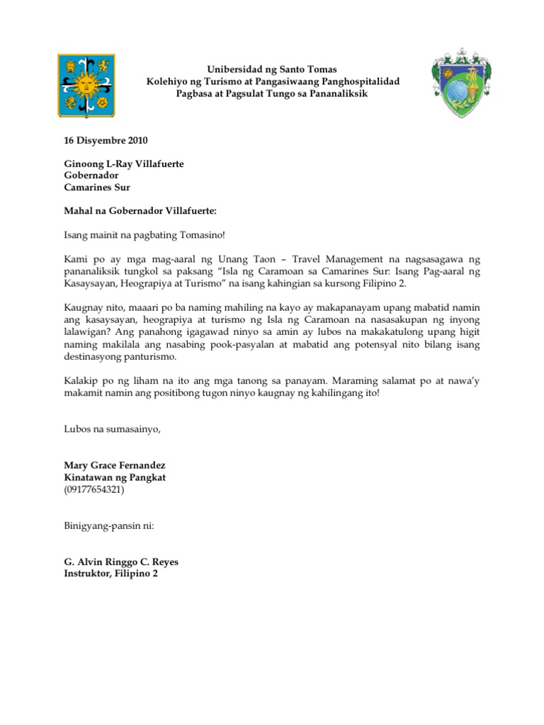 Liham Pahintulot | PDF
