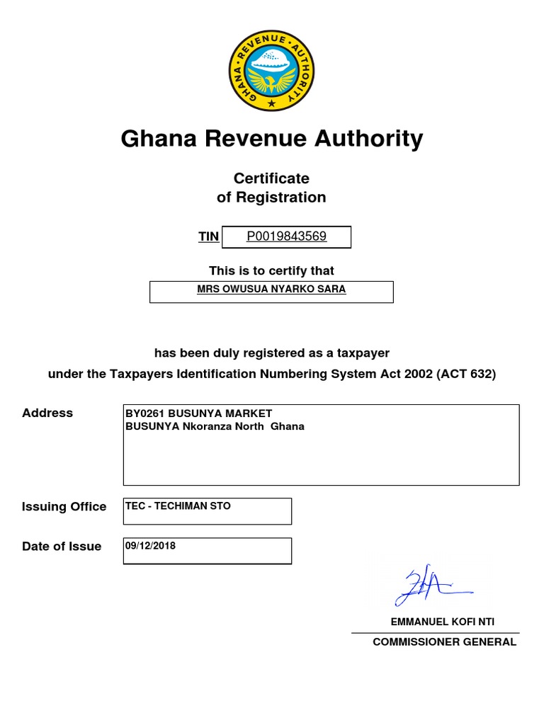 Ghana Revenue Authority | PDF