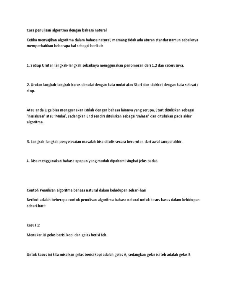 Struktur Dasar Dan Cara Penulisan Algoritma Yang Benar - Free Power Point Template PPT Template