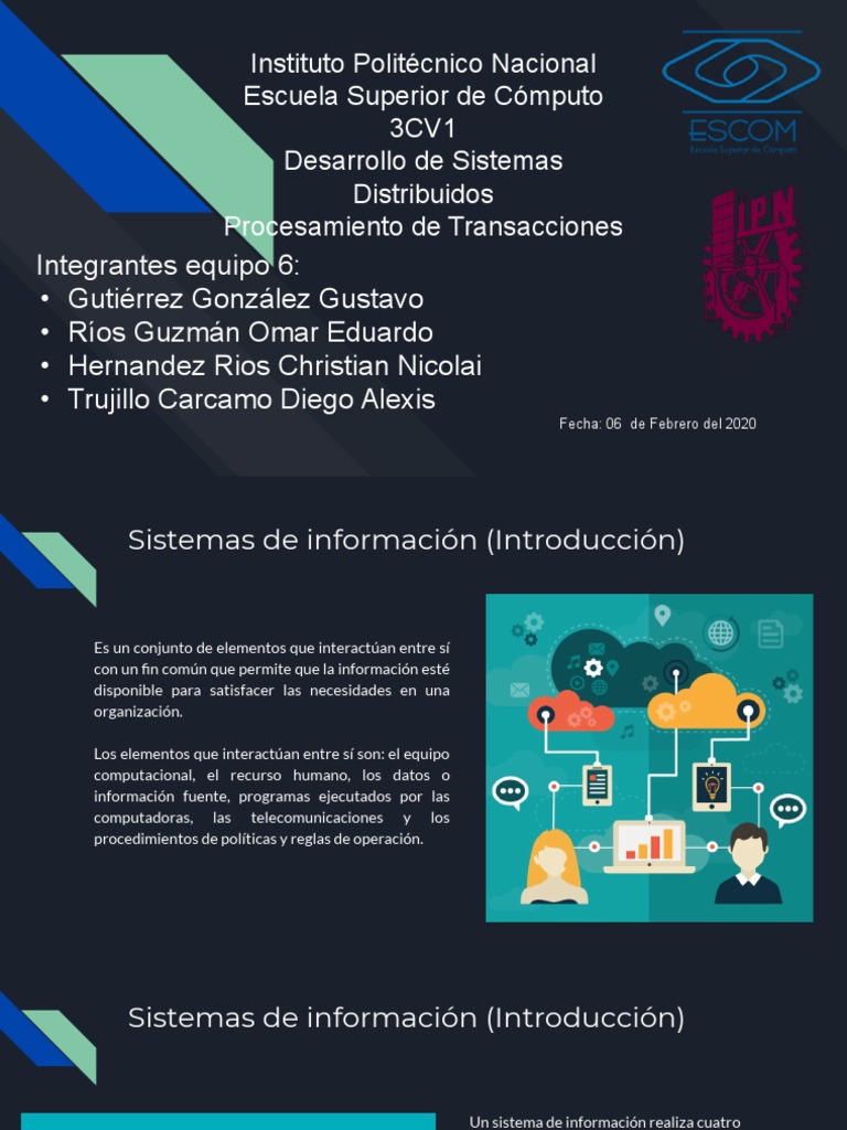 Procesamiento de Transacciones | PDF | Sistema de informacion | Informática