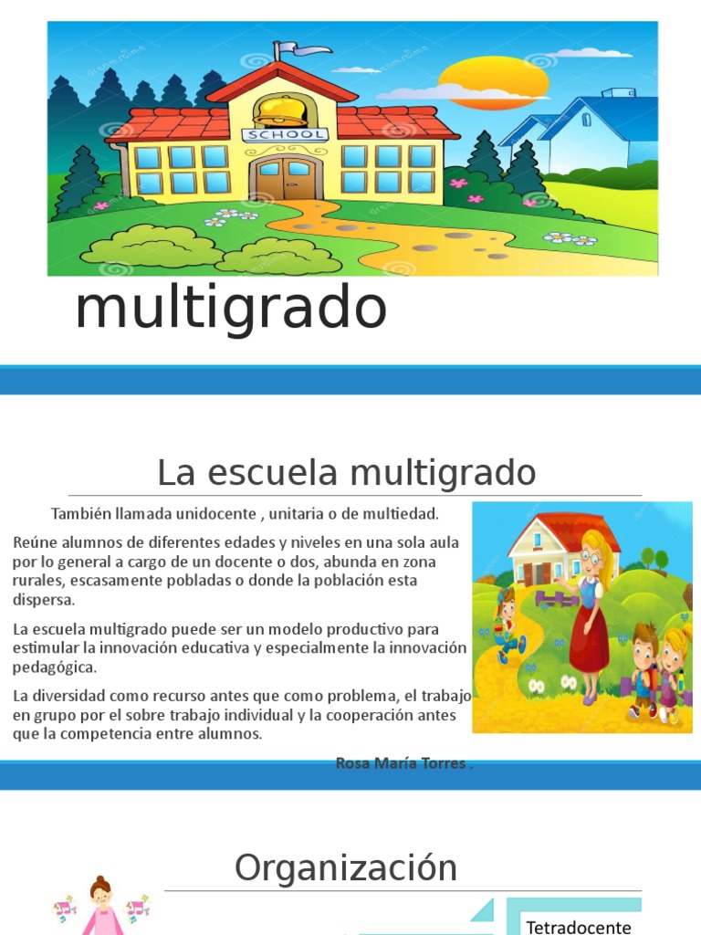 Presentacion de Multigrado 1... | PDF | Maestros | Salón de clases