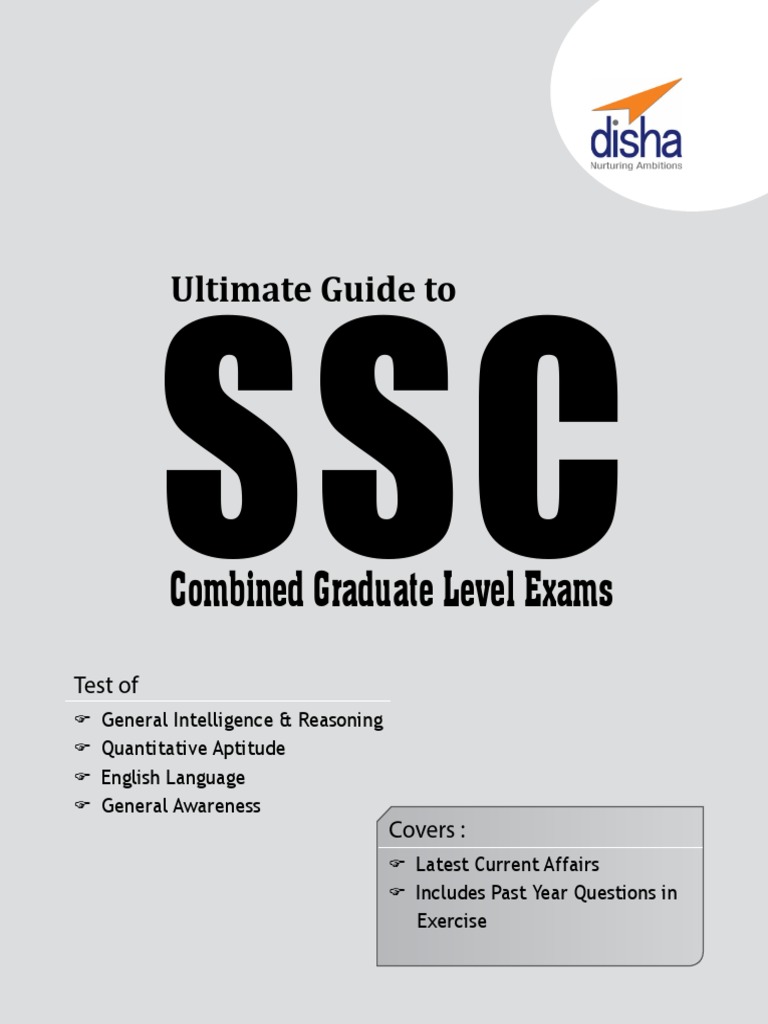 Ultimate Guide To SSC Combined Graduate Level - CGL (Tier I & Tier II ...