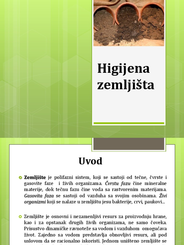 Higijena Zemljišta | PDF