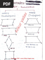 Geometry Formulas in Hindi | PDF | Space | Euclidean Geometry