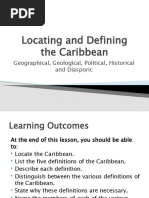 Caribbean Studies Module 1 B Location and Definition of The Caribbean ...