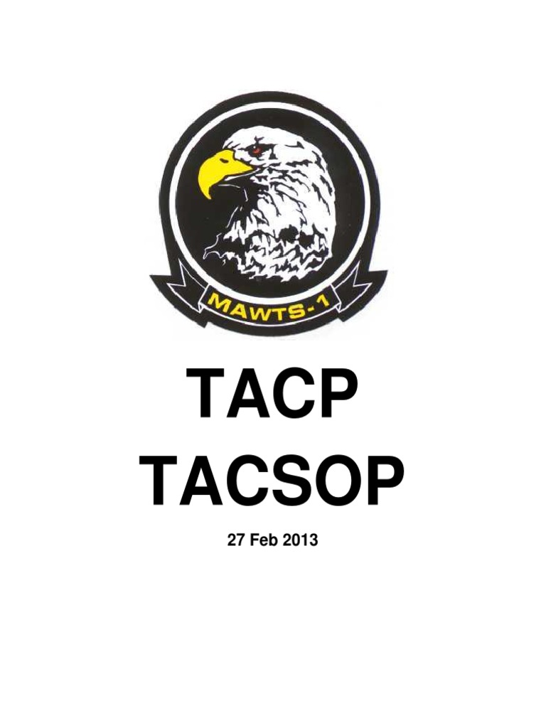 TACP TACSOP (27 Feb 13) PDF | PDF | Close Air Support | Parachute