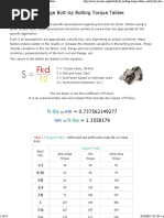 ASTM A193/A320 Torque Specifications | PDF | Screw | Building Engineering