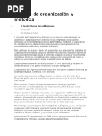 Qué Es El Concepto de OYM | PDF | Planificación | Gestión de recursos ...