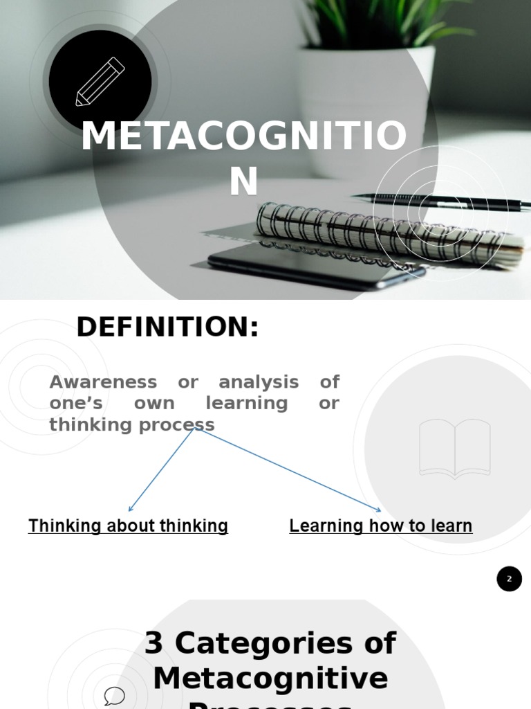 METACOGNITION | PDF | Metacognition | Learning