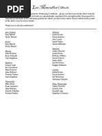 Les Miserables Character List | PDF | Les Misérables | Cosette