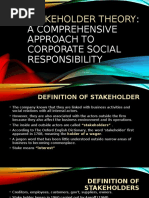 Stakeholder Theory: Edward Freeman (1984) | PDF