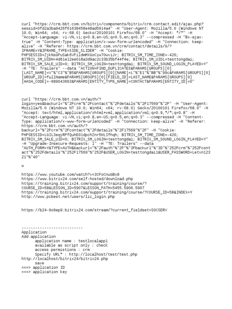 Bitrix 24 | PDF | Web Development | Hypertext