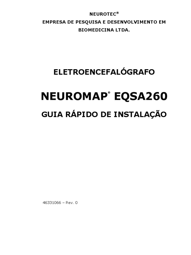 NEUROMAP Guia - Rapido - de - Instalacao - 46331066 - r0 | Download ...