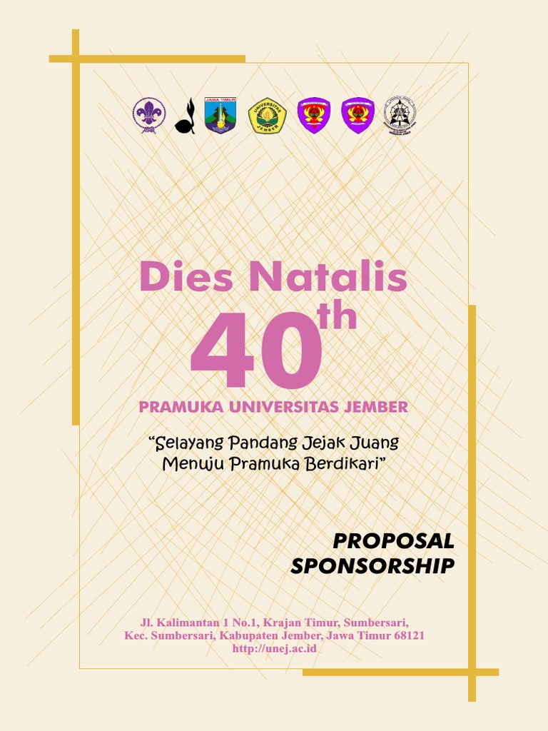 Proposal Sponsorship Dies Natalis | PDF
