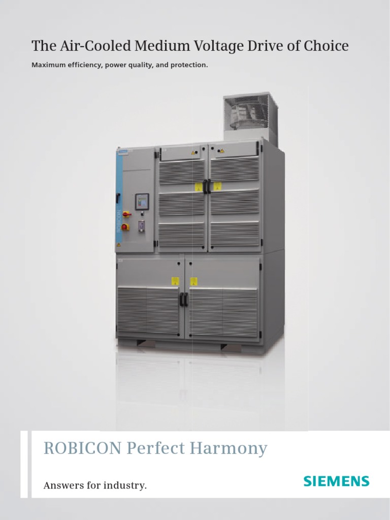 Siemens-Robicon-Perfect-Harmony-Air - Catalogo | PDF | Electric Motor | Physical Quantities