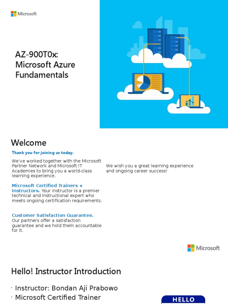 AZ-900T00 Microsoft Azure Fundamentals-00 | PDF