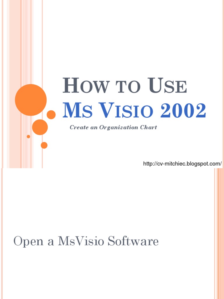 How To Use MS Visio 2002 | PDF | Economies | Business