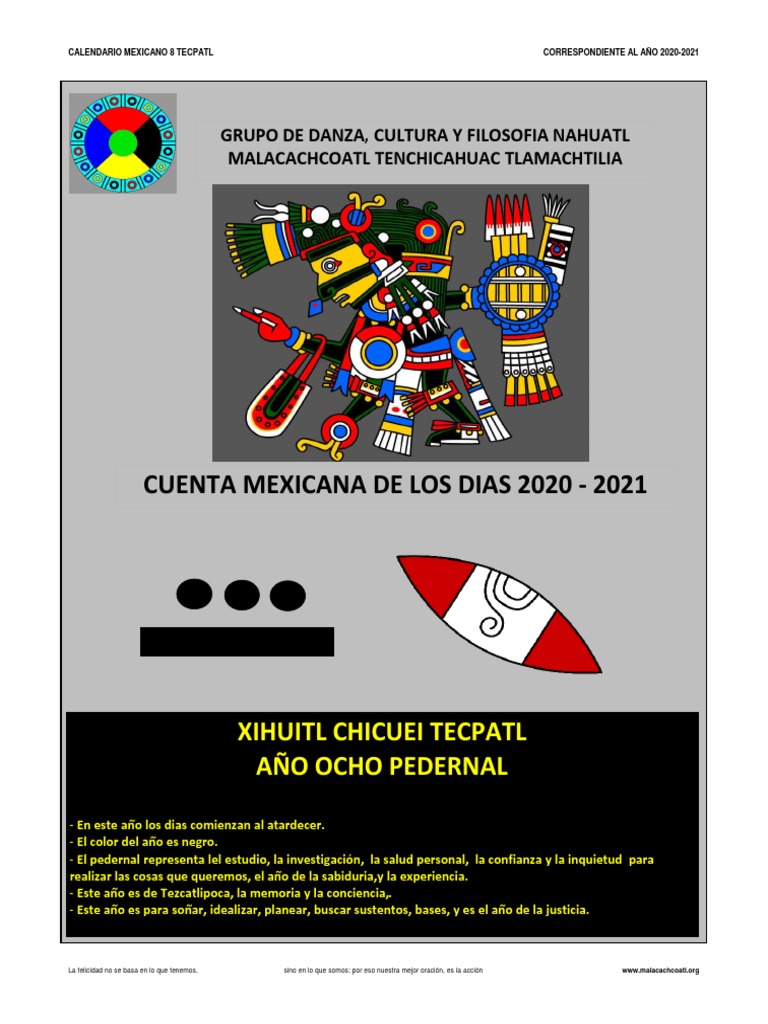 8 Tecpatl | PDF | Calendario | Religión y creencia
