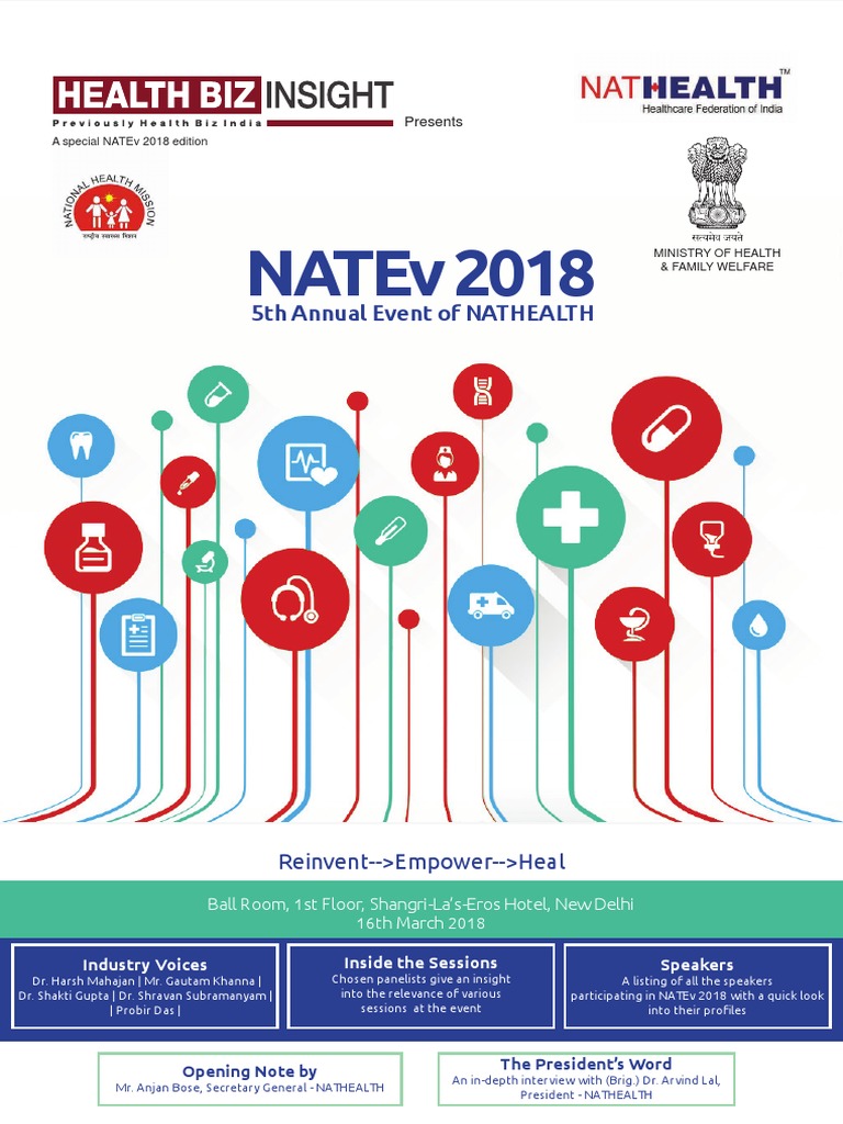 NATHEALTH Booklet 2018 | PDF | Healthcare Industry | Health Care