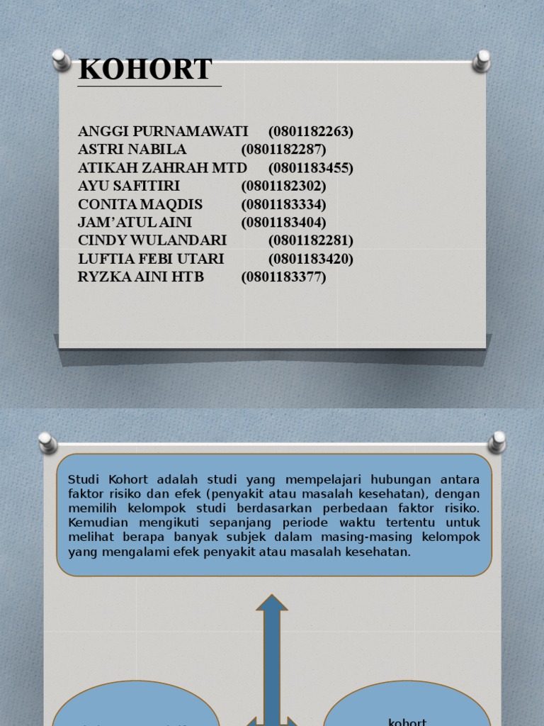 KOHORT | PDF | Sains & Matematika