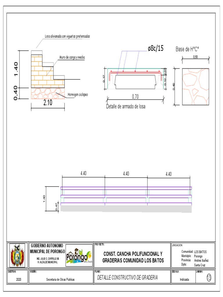 Detalle Graderias PDF | PDF