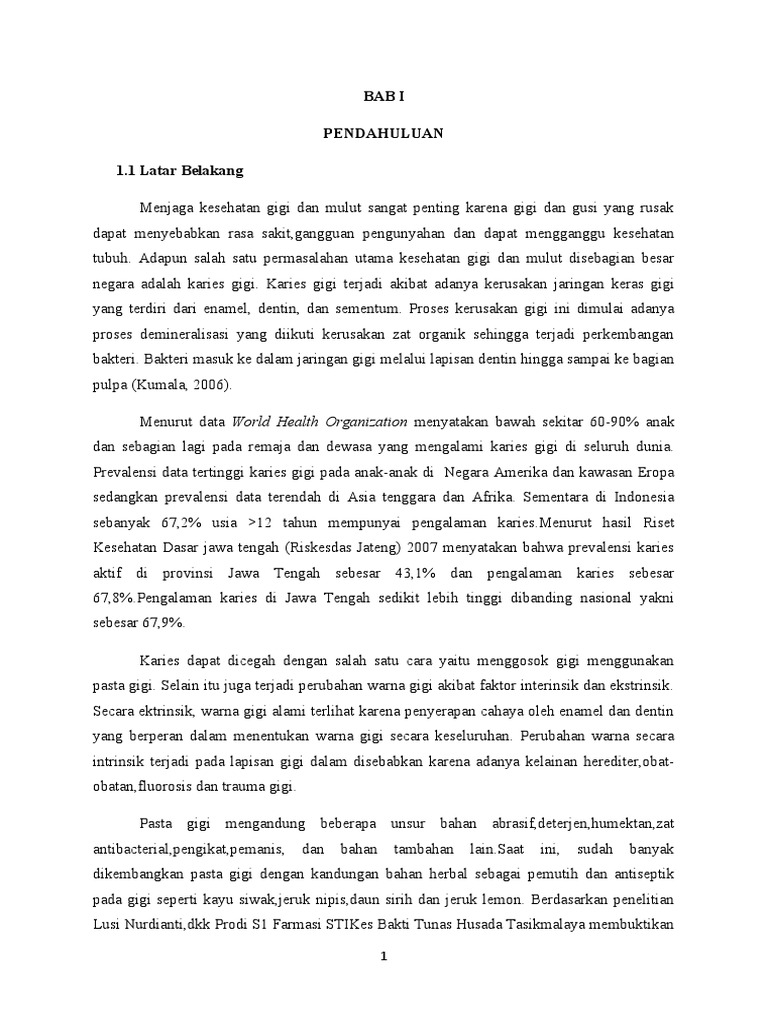 BAB I Proposal | PDF