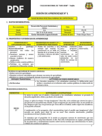 SESION DE APRENDIZAJE DPCC 4to | PDF | Salón de clases | Evaluación