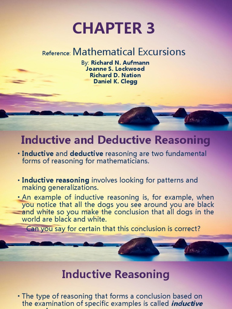 CHAPTER 3 (Inductive Deductive Logic Puzzles) | PDF | Inductive ...