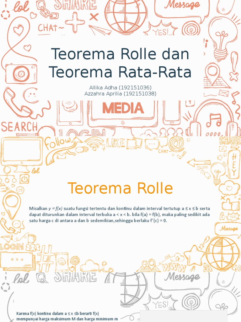 Teorema Rolle Dan Teorema Rata Rata | PDF