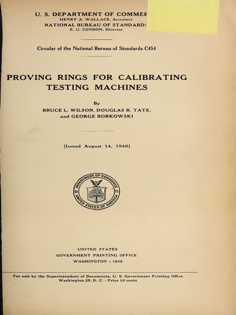 Proving Ring | PDF | Bending | Calibration