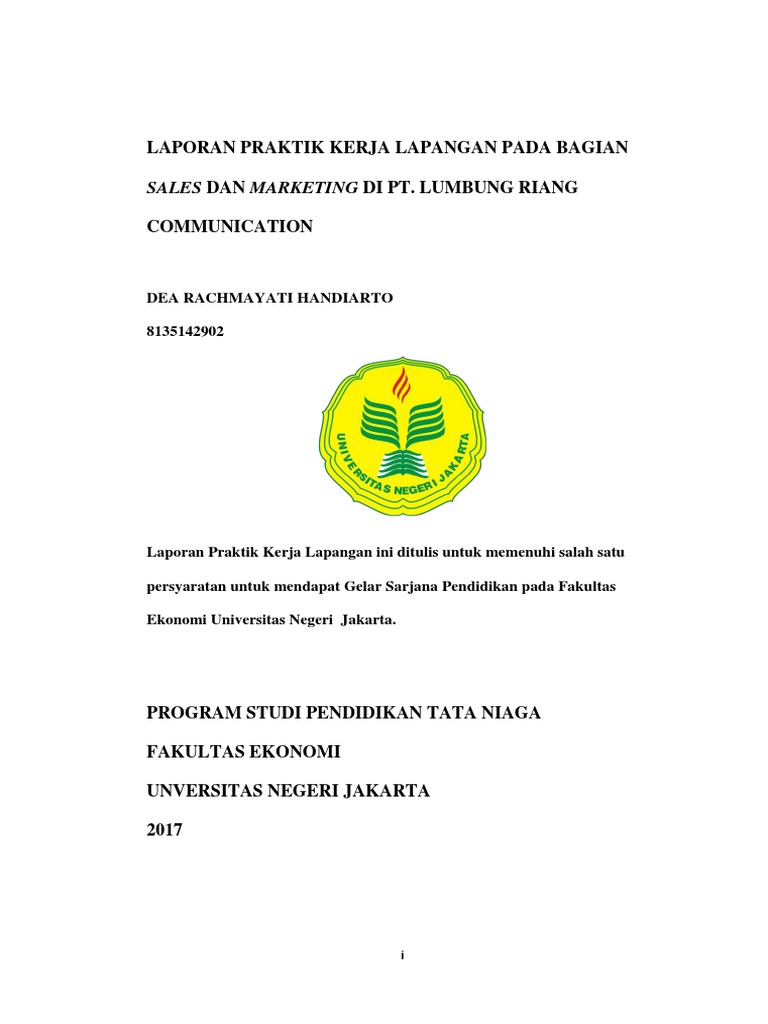 Laporan PKL di PT Lumbung Riang Communication | PDF