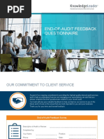 Auditee Feedback Form | PDF