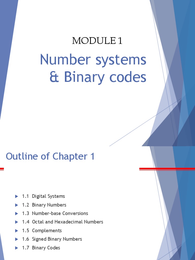 Module 1,1 PDF | PDF | Binary Coded Decimal | Subtraction