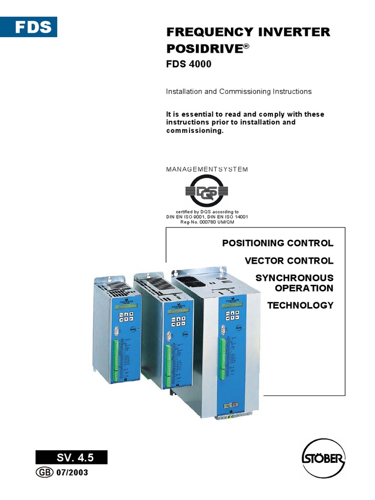 FDS 4000 PDF | PDF | Power Inverter | Fuse (Electrical)