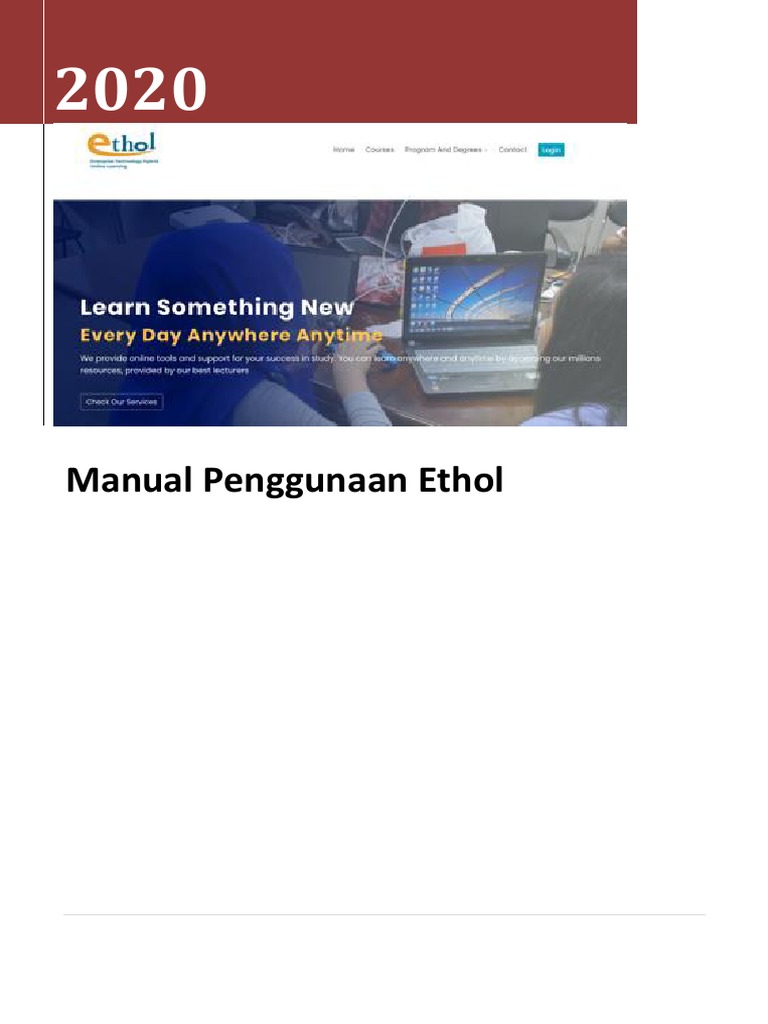 Manual Ethol 2020 | PDF