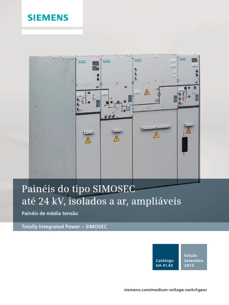 Siemens - SIMOSEC PDF | PDF | ISO 9000 | Engenharia de Energia
