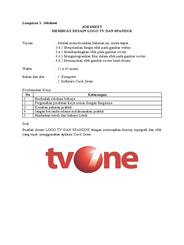 Jobsheet KD 3.2 Typoghrafi | PDF