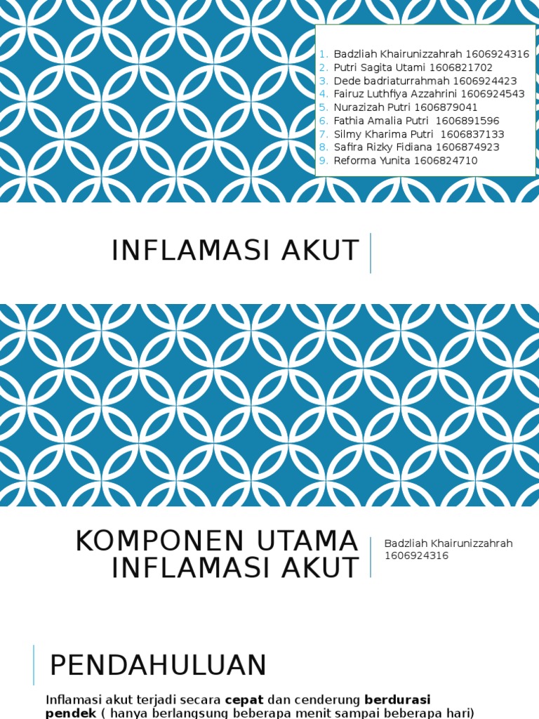 3-Inflamasi Akut | PDF | Sains & Matematika