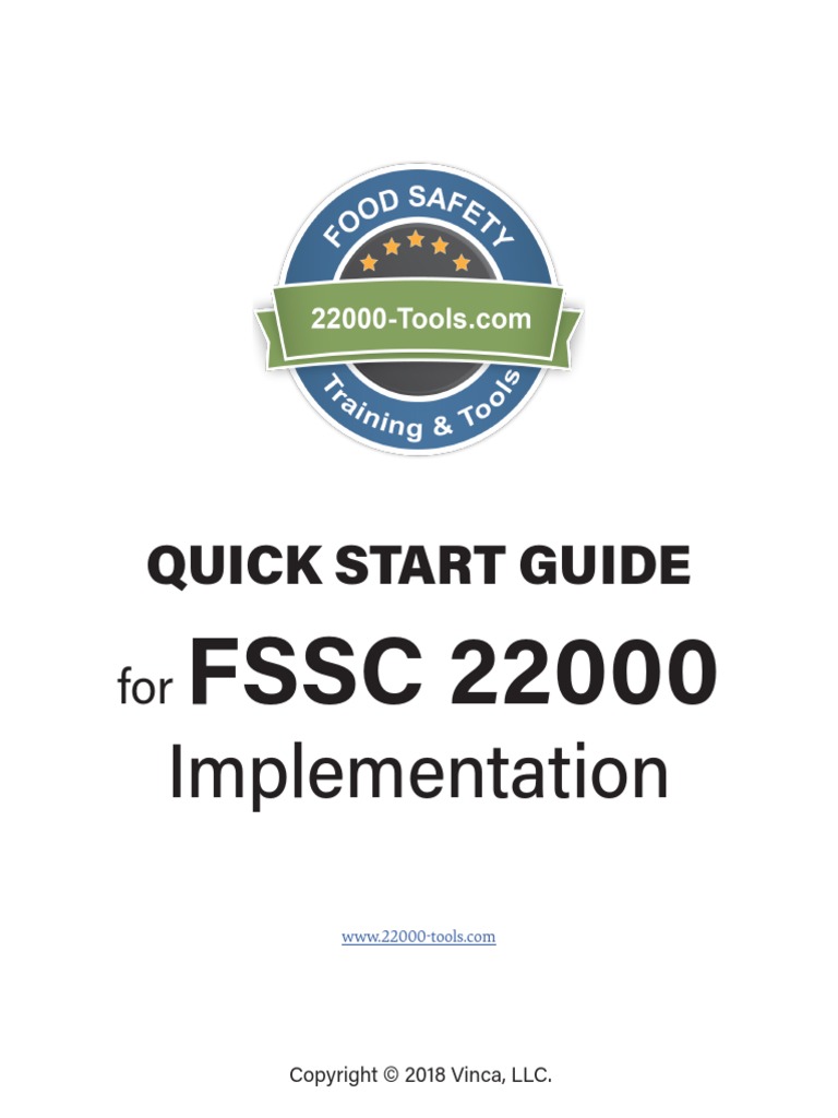 FSSC Quick Start Guide PDF | PDF | Internal Audit | Food Safety