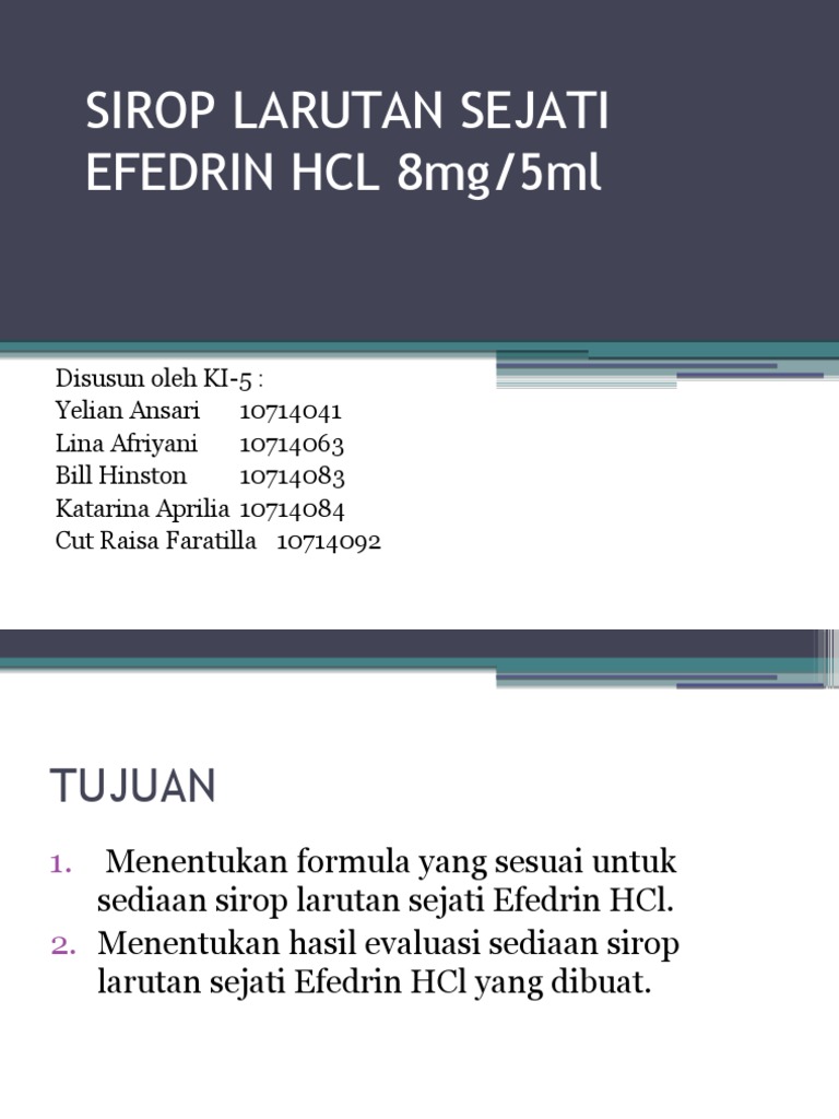 Efedrin | PDF