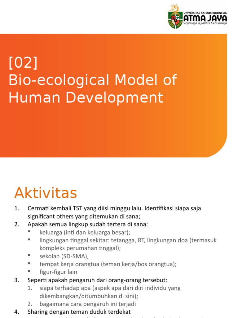 02 Bio-Ecological Model-Bronfenbrenner | PDF
