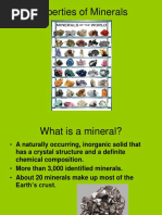 Testing Mineral Properties for Identification | PDF | Minerals | Density