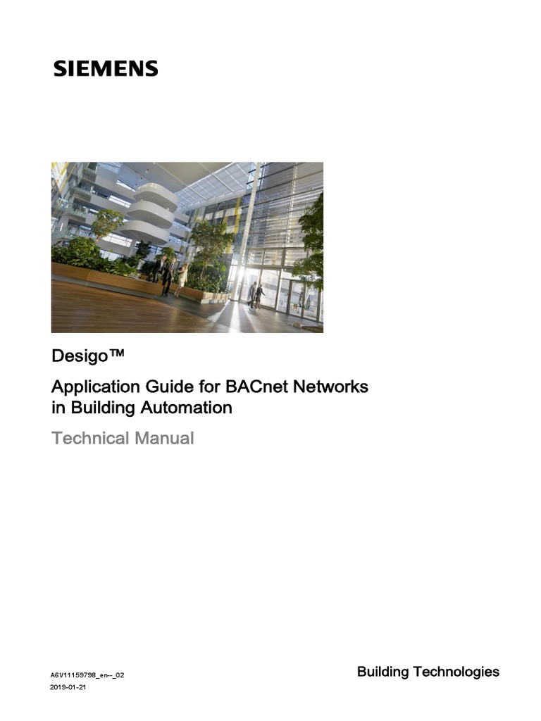 Desigo Application Guide For BACnet Networks in Building Automation | PDF | Network Switch | Ip ...
