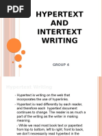 Hypertext and Hyper Poetry: Description | PDF | Hypertext | Poetry
